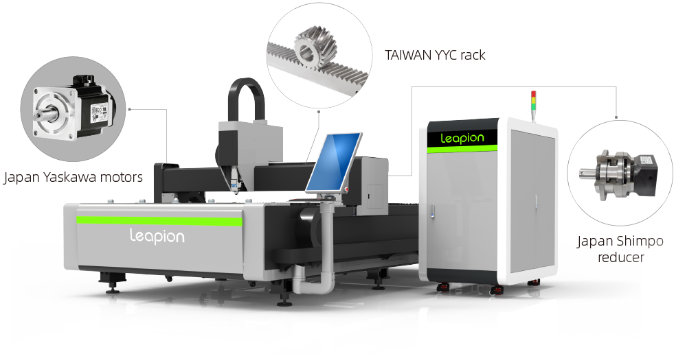 LF-H Flatbed Fiber Laser Cutting Machines | Leapion laser